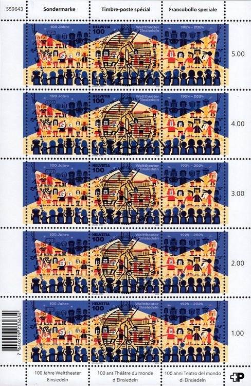 Bogen Welttheater Einsiedeln Vollstempel (Neu (gemäss Beschreibung)) in Dottikon für CHF 7.5 ...