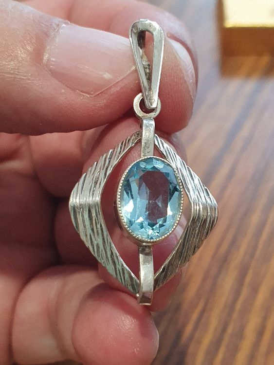 Anhanger Silber Mit Stein