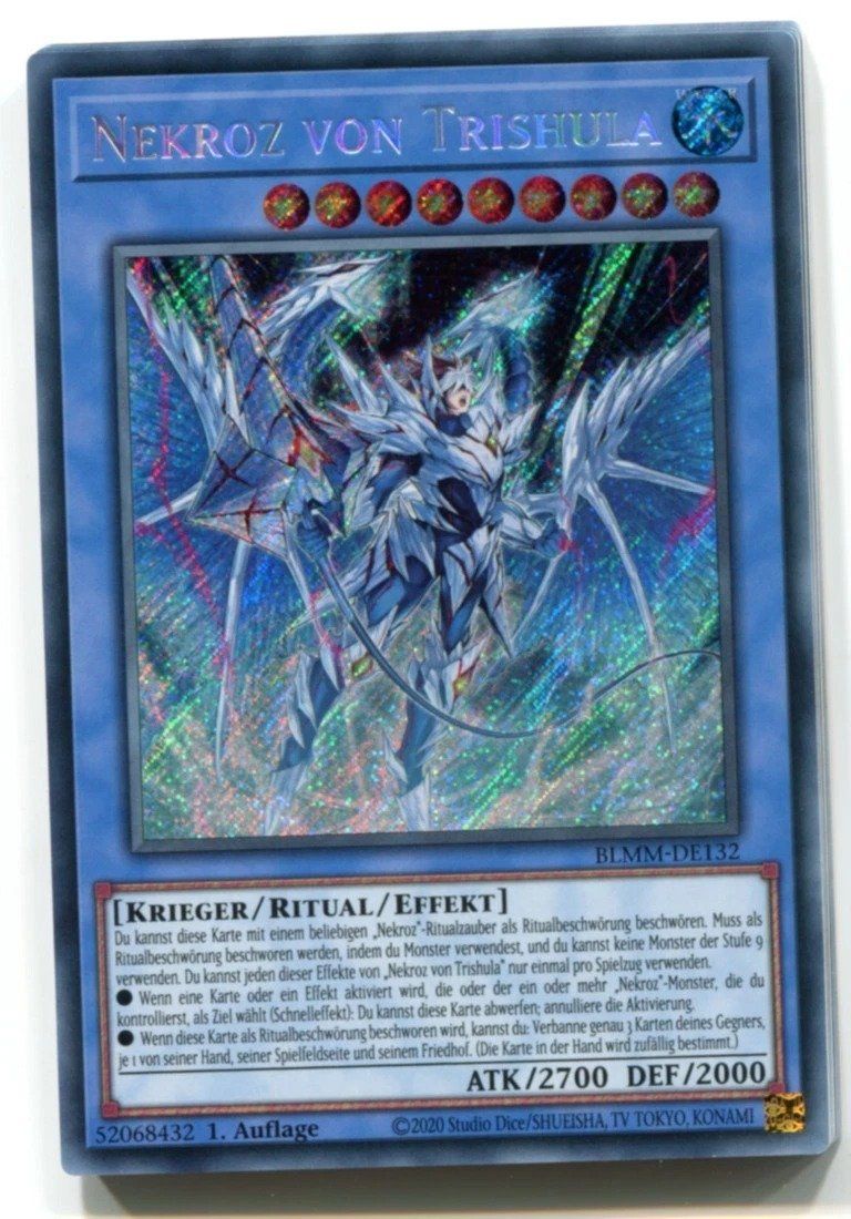Yu-Gi-Oh! Nekroz von TRishula Secret Rare BLMM-DE132 (Neu und originalverpackt) in Chur für CHF ...