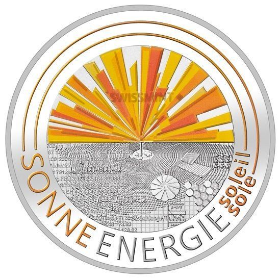 Silber-Münze 20 Franken Sonnenenergie 2022 (Neu und originalverpackt) in Schwarzenbach SG für ...