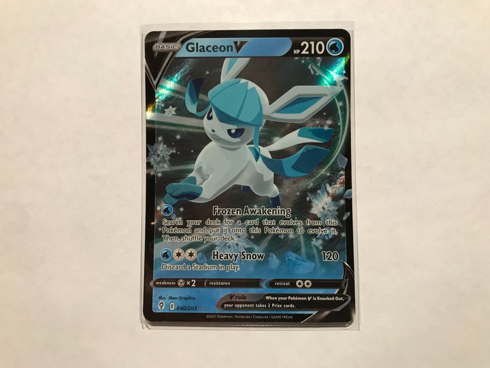 Glaceon V Evolving Skies EN | Kaufen auf Ricardo