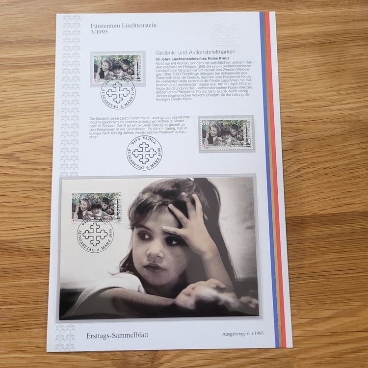 Documente Fürstentum Liechtenstein Vaduz 1995 (Gebraucht) in Biel/Bienne für CHF 1 – mit ...