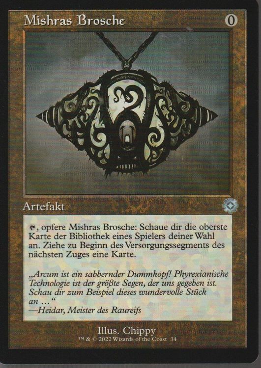 Magic The Gathering MTG Retro Frame Artifact 34 Mishras Bros (Neu ...