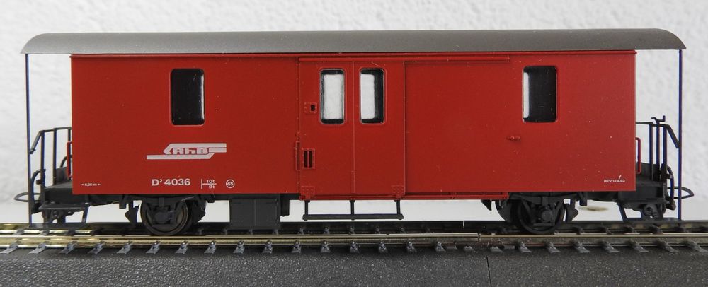 RhB Güterwagen Postwagen Rot Bemo H0m GS OVP (Gebraucht) in Salez für CHF 15 – mit Lieferung auf ...