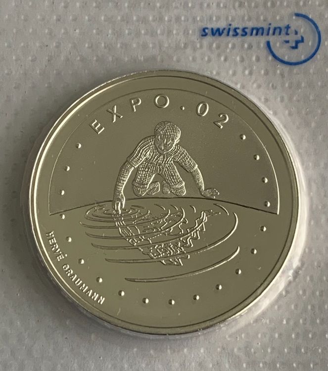 CH Sonder-/Gedenkmünze 2002 - EXPO 2002 CHF 20.- (Neu und originalverpackt) in Gundetswil für ...