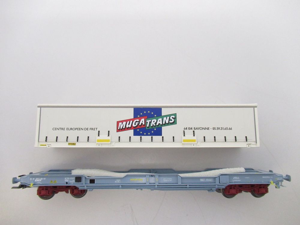 LS Models 30142 Flachwagen mit Container SNCF DC GS H0 (Gebraucht) in ...