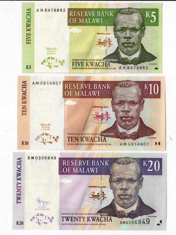 Banknoten Set Malawi, 3 Stk. | Kaufen auf Ricardo