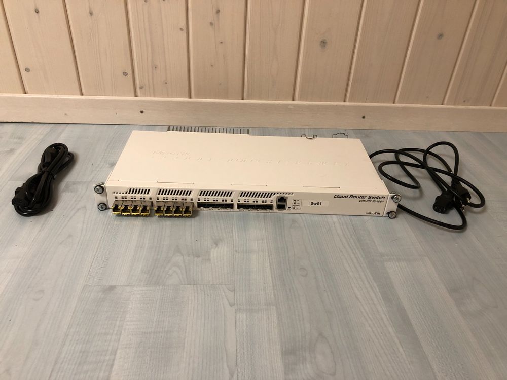 MikroTik SFP+ Switch CRS317-1G-16S+RM 16 Port | Kaufen auf Ricardo