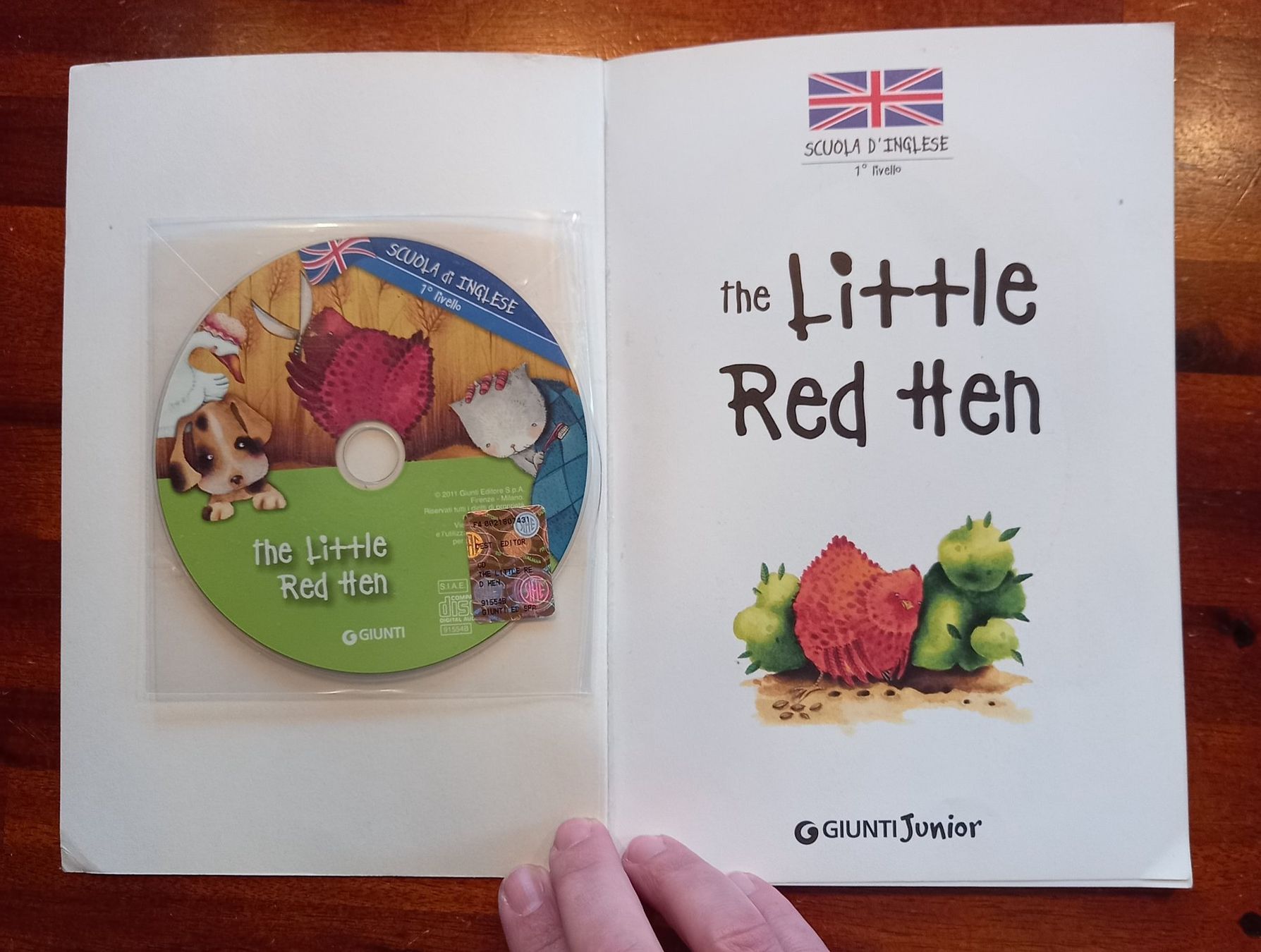 Buch + CD: The Little Red Hen/La Gallinella Rossa, EN/IT (Gebraucht) in ...
