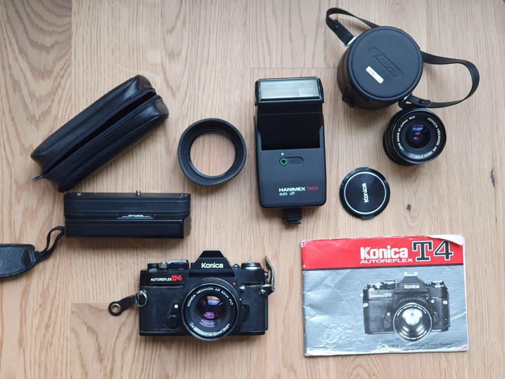 Konica T4 35mm avec objectifs 50mm 28mm | Kaufen auf Ricardo