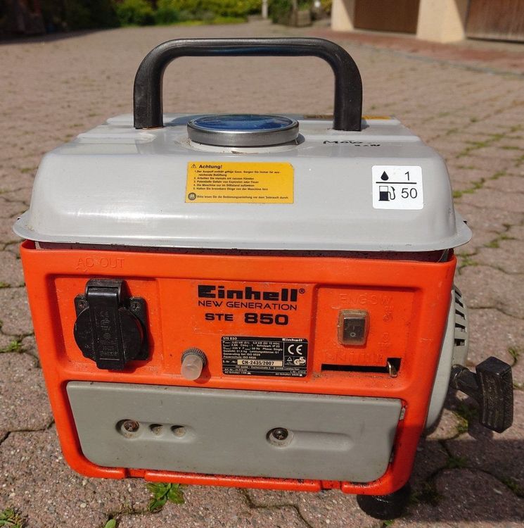 Stromerzeuger Einhell Gnerator STE 850 Notstromaggregat (Gebraucht) in ...