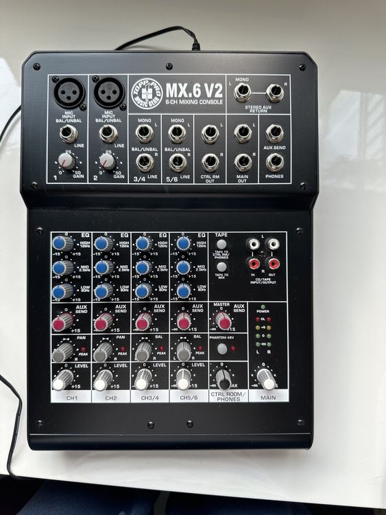 TOPP PRO MX-6 V2 Mischpult 6-Kanal (Neu (gemäss Beschreibung)) in ...