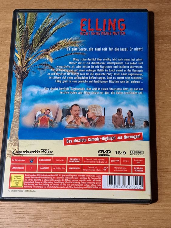 DVD Elling, nicht ohne meine Mutter von Eva Isaksen (Gebraucht) in ...