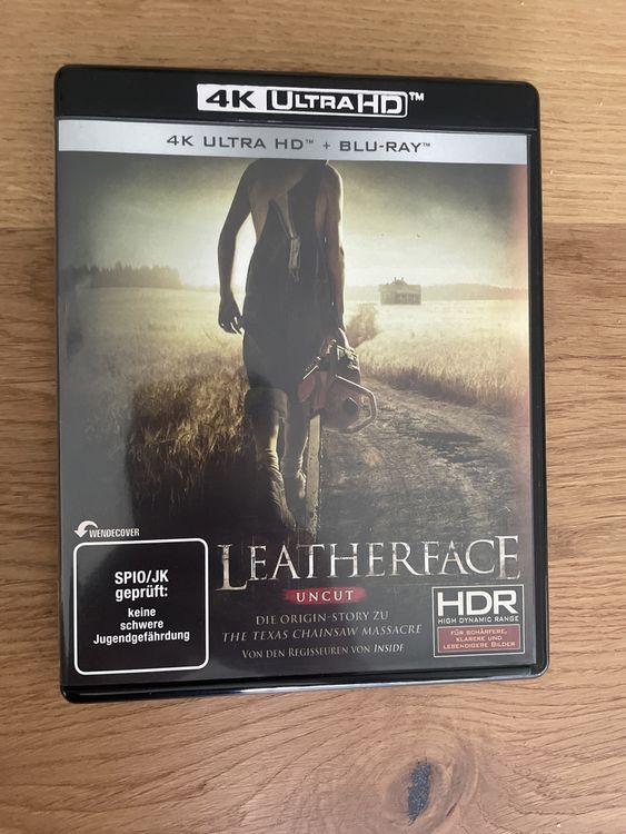 Leatherface 4K BluRay Uncut (Gebraucht) in Hagendorn für CHF 15 – mit Lieferung auf Ricardo kaufen