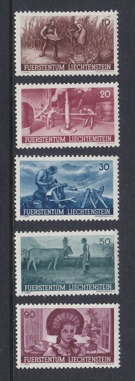 1941 Lichtenstein Satz Anbauwerk ** Postfrisch ** | Kaufen auf Ricardo