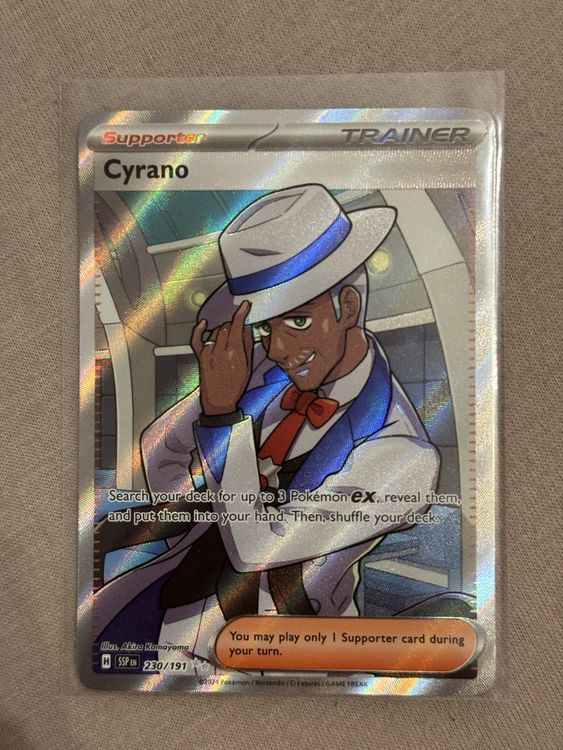 Pokémon Cyrano 230/191 Surging Sparks (Neu (gemäss Beschreibung)) in St ...