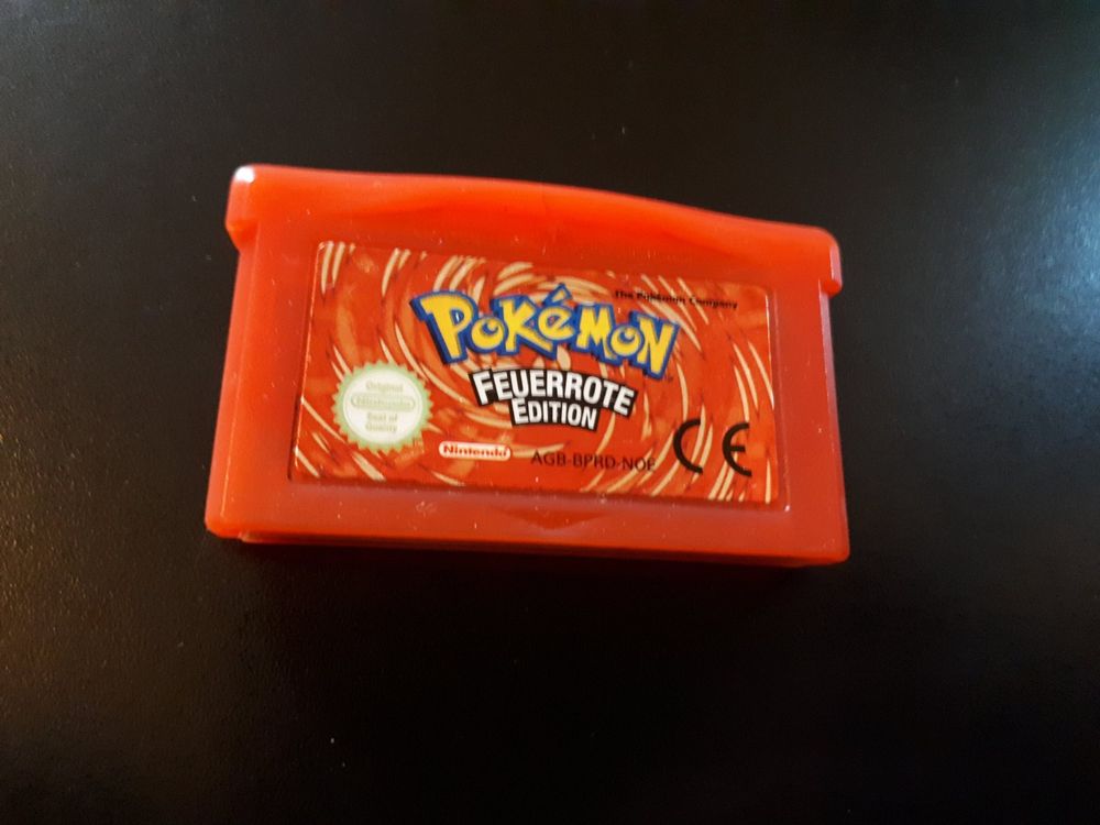Nintendo Gameboy Advance GBA - Pokemon Feuerrote Edition (Gebraucht) in ...