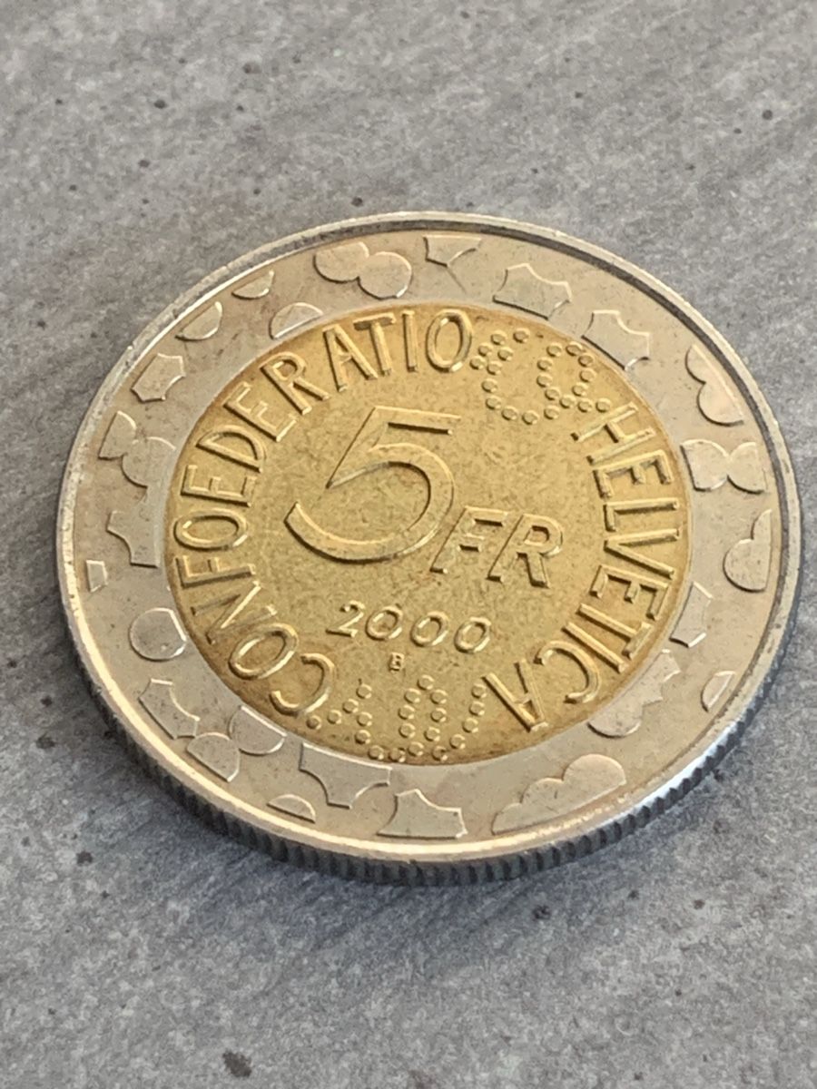 5 Franken Sondermünze, 2000, Basler Fasnacht, Top Zustand (Gebraucht ...