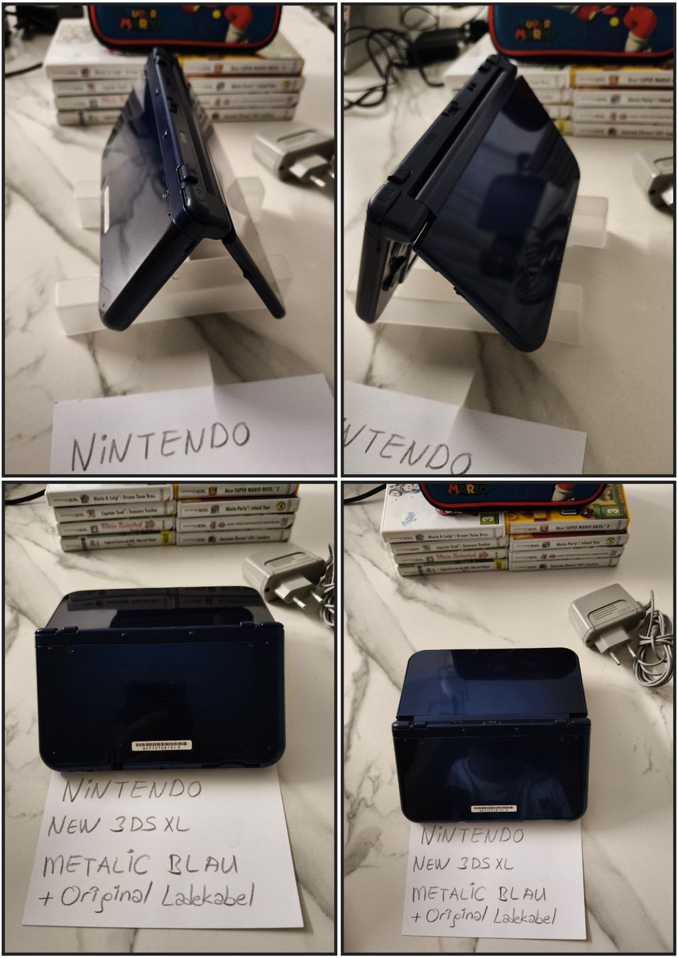 AKTION AB 1 FR New Nintendo 3DS XL Metalic Dunkel Blau (Gebraucht) in ...