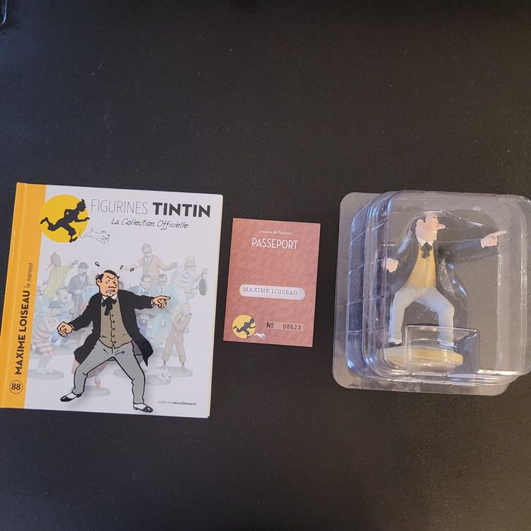 Livre Et Figurine Collection Tintin Maxime Loiseau (Neuf (Voir ...