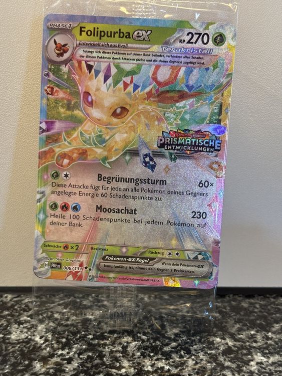 Folipurba ex (Sealed, Stamp) 🇩🇪 - 6 Prismatische Entwicklu | Kaufen auf ...