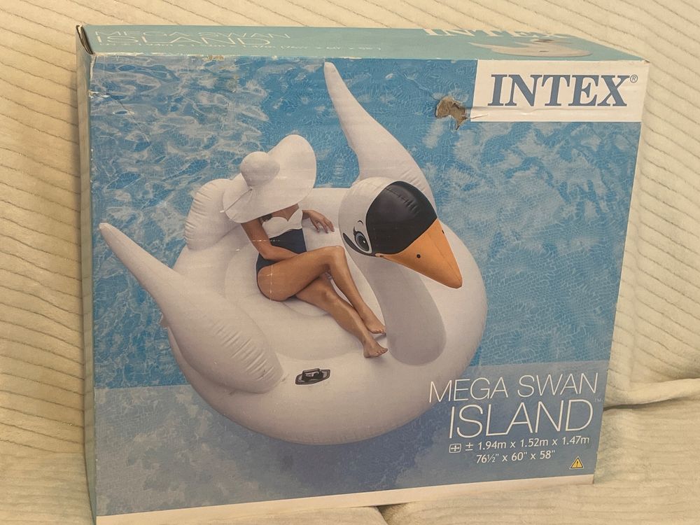 Intex XXL Mega Schwan Insel, Luftmatratze für den Sommer! (Neu und ...