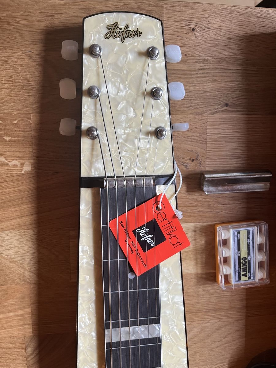 Höfner Model 115 Lap Steel Hawaiian Artist, Vintage 1960s (Neu (gemäss ...