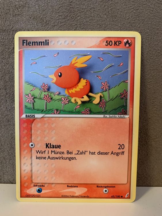 Pokemon Flemmli EX Crystal Guardians DE 65/100 | Kaufen auf Ricardo