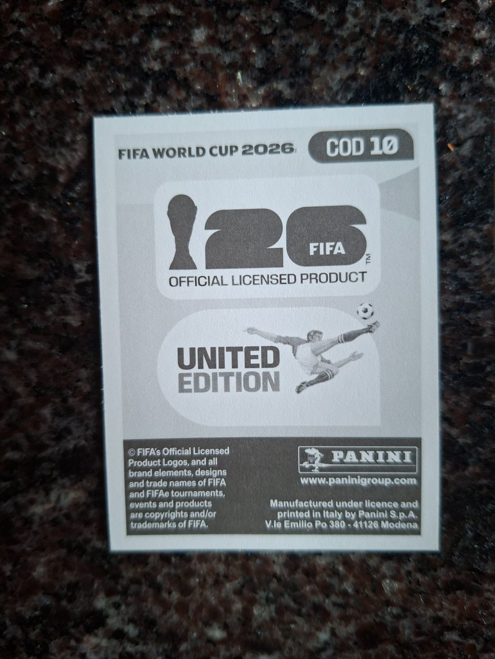 Seltene Panini FIFA 2026 Sticker: Edo Kayembe! COD 10 (Neu (gemäss ...