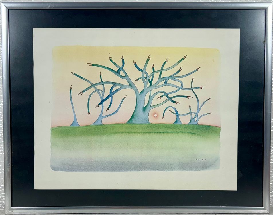 Jean-Michel Folon (1934-2005) Druck Grafik | Acheter sur Ricardo