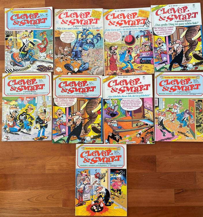 9 vintage CLEVER & SMART Comics 1990 | Acheter sur Ricardo