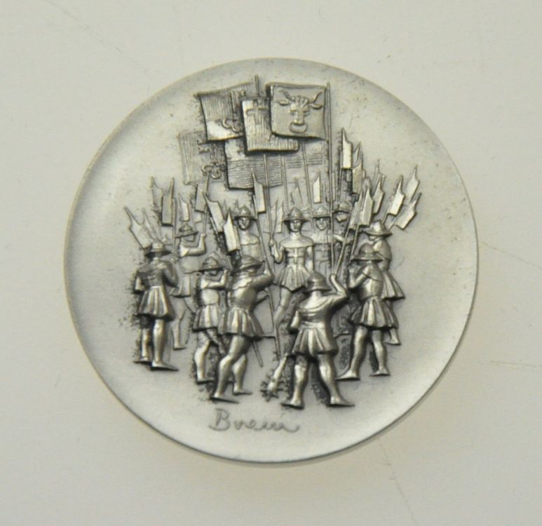 Brem Silbermedaille Schweiz Schlacht bei Sempach 1386 - 1986 (Gebraucht ...