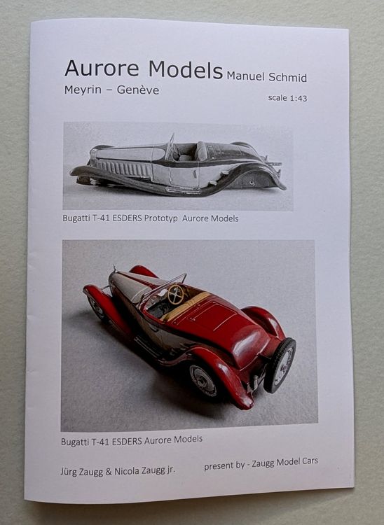 Aurore Models Manuel Schmid Meyrin – Genève (Neu und originalverpackt ...