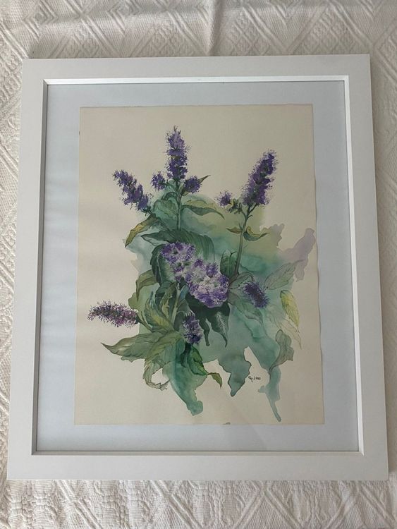 Aquarell, gerahmt, verglast (Gebraucht) in Chur für CHF 84 – mit Lieferung auf Ricardo kaufen