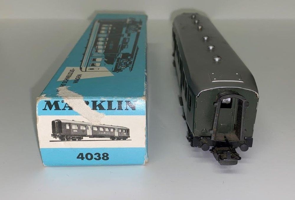Märklin 4038 H0 SBB Personenwagen 2. Klasse Blechwagen OVP (Gebraucht ...