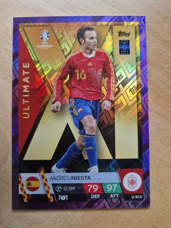 Topps Match Attax Andrés Iniesta (Spain) | Kaufen auf Ricardo