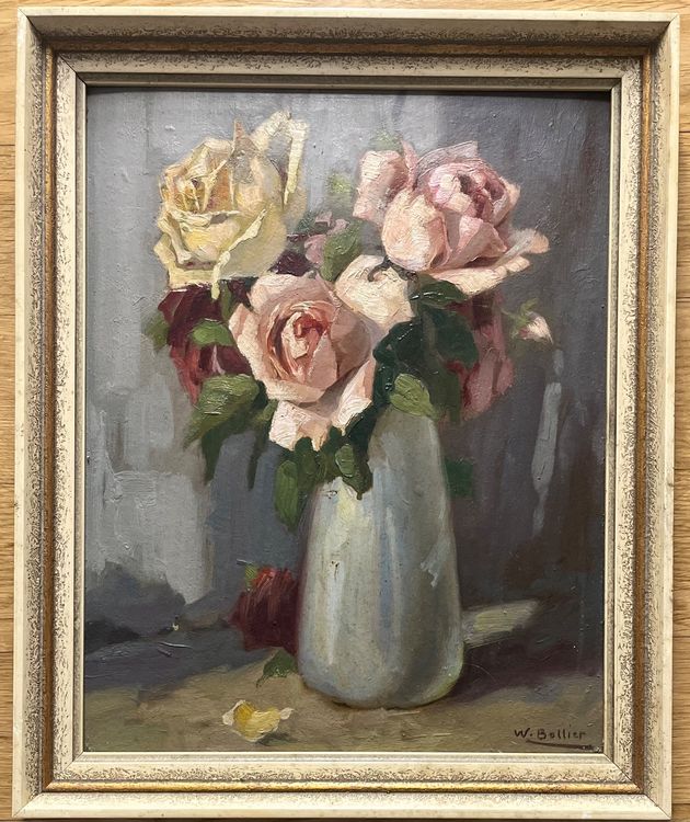 Johann Walter Bollier (1878-1979)Stilleben Gemälde mit Rosen (Gebraucht) in Root für CHF 24 ...