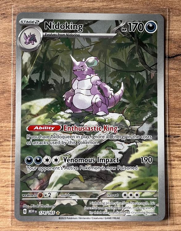 Nidoking ART RARE 174/165 Pokemon Mew 151 | Kaufen auf Ricardo