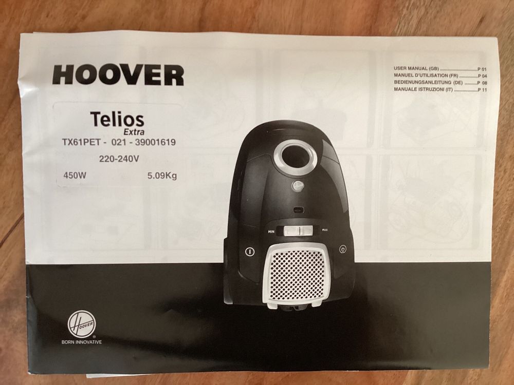 Hoover Telios Extra Staubsauger (Gebraucht) in Zürich für CHF 40 – mit ...