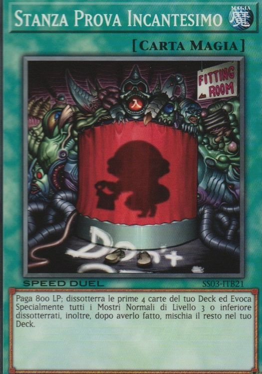 Tcg YU-GI-OH Speed Duel STANZA PROVA INCANTESIMO SS03 ITB21 (Neu ...