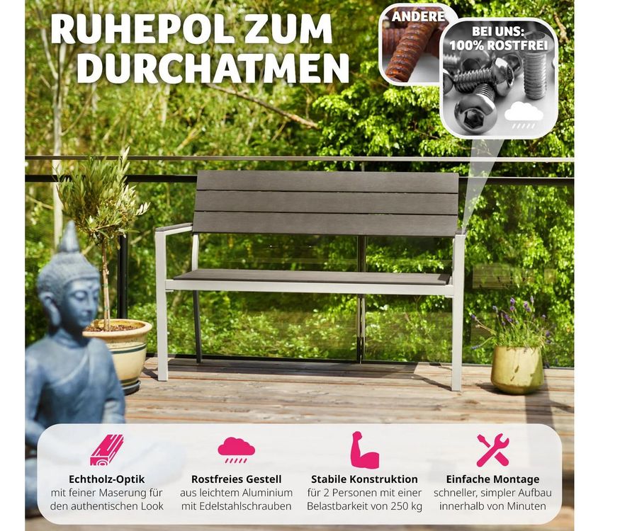 Schutzhulle Gartenbank 3 Sitzer