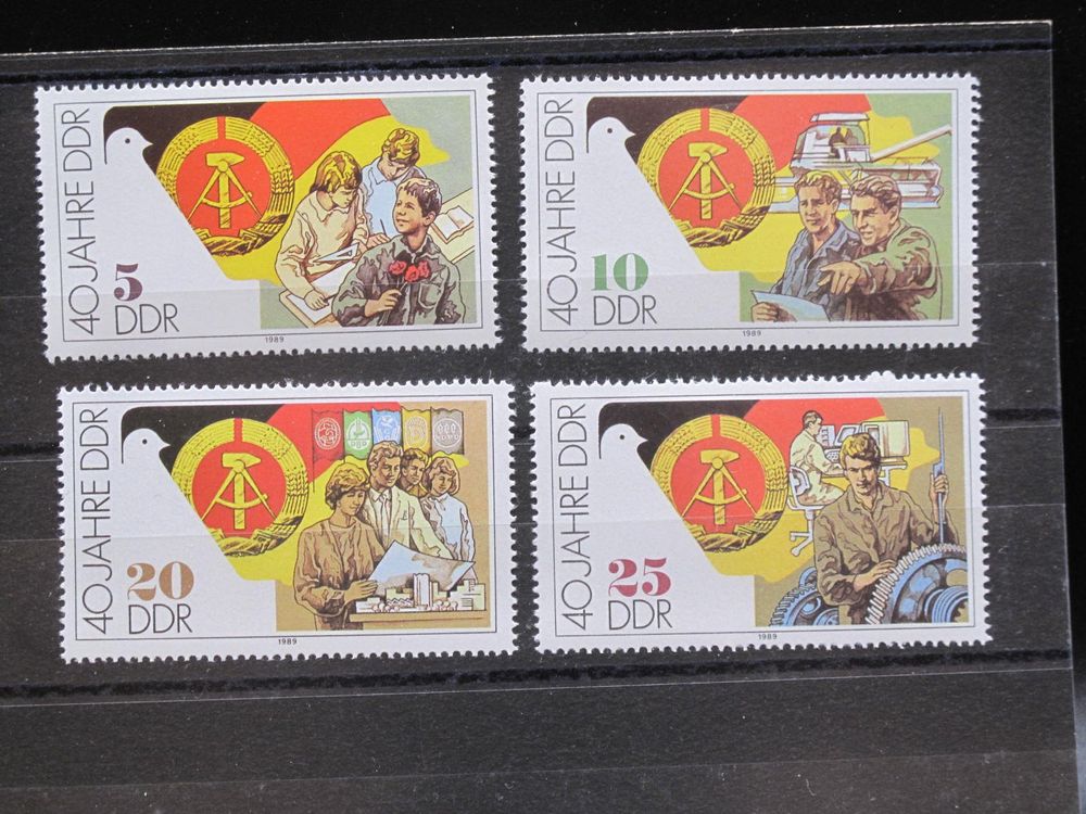 DDR 1989 40 Jahre Jubiläum DDR ** (Gebraucht) in Wil SG für CHF 1.5 ...