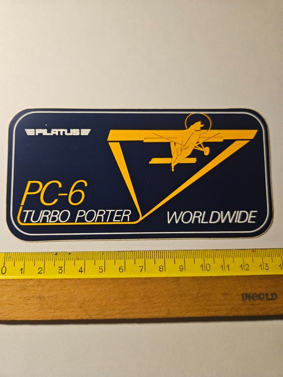 PILATUS PC-6 Porter Aufkleber Sticker Vintage Rarität | Kaufen auf Ricardo