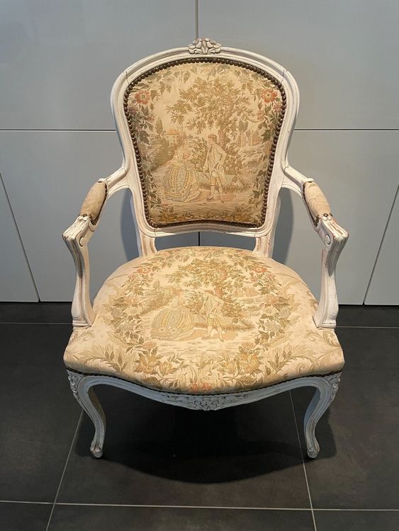 Chippendale Sessel Shabby Chic Gobelin (Gebraucht) in Altnau für CHF 70 – mit Lieferung auf ...