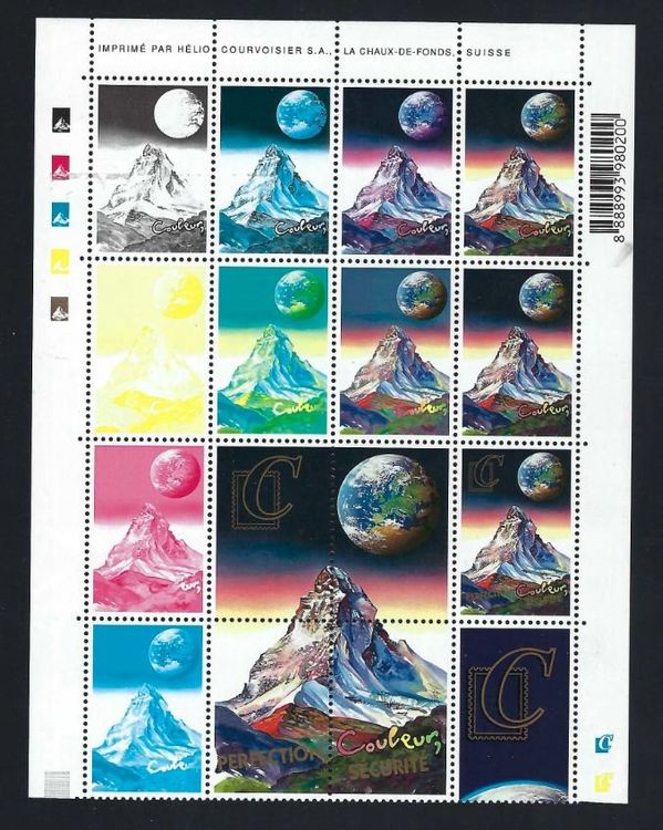 Extrait #3 du bloc Hélio Courvoisier (Neuf (Voir description)) à ...