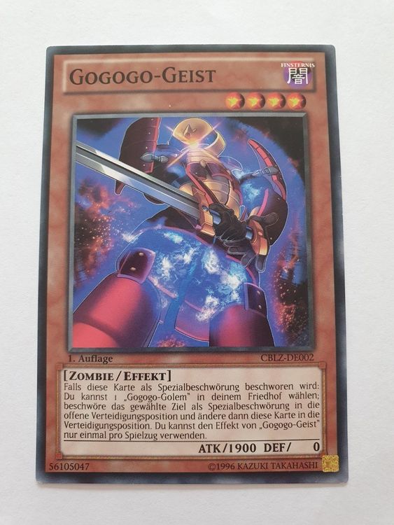 Yugioh Gogogo Geist 1. Auflage TCG Karte (Gebraucht) in Oberdorf BL für ...