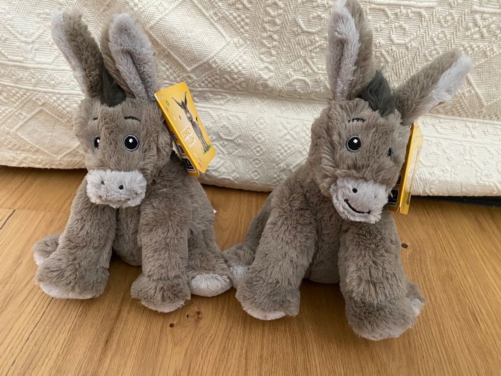2x Esel Emilio Coop Hello Frühling Donkey Plush (Neu und ...