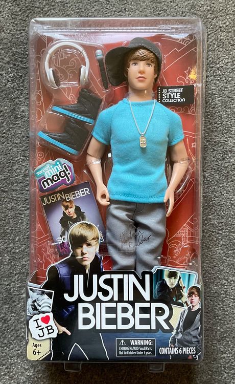 🔵 Justin Bieber Puppe – JB Street Style Collection – 2010 (Neu (gemäss ...
