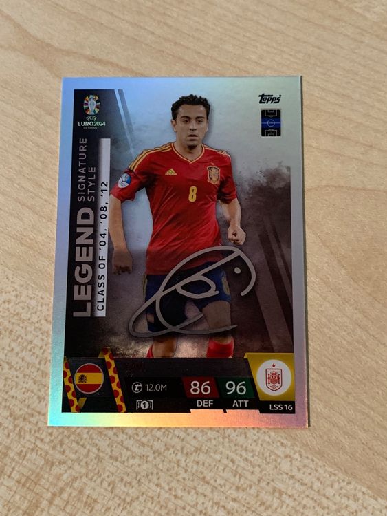 Xavi LSS16 Legend Topps Euro 2024 Match Attax (Neu (gemäss Beschreibung ...