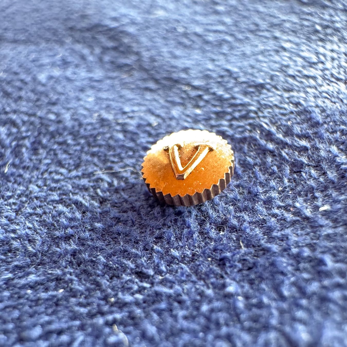 Vulcain Signed Crown 4.15mm/ Signierte Krone Tap 10 NOS (Neu (gemäss ...